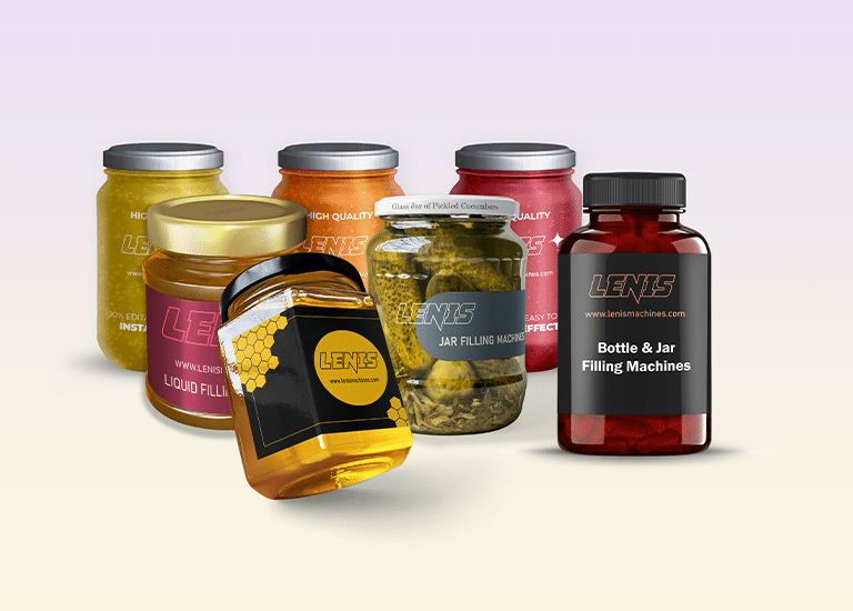 Bottle & Jar Filling, Capping & Labelling Machines - LENIS MACHINES